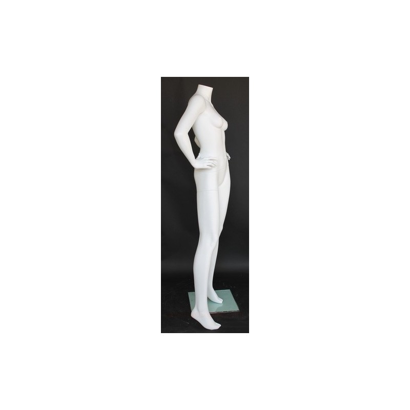 New Headless Full Body Female Mannequin Matte White STW112-WT