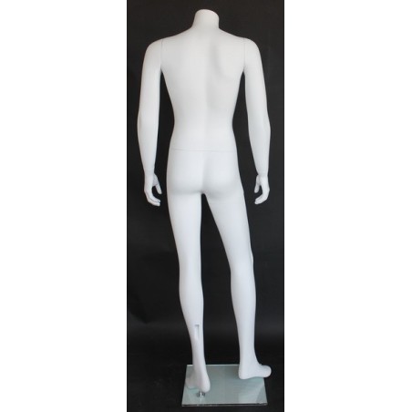 New Headless Full Body Male Mannequin Matte white STM005-WT