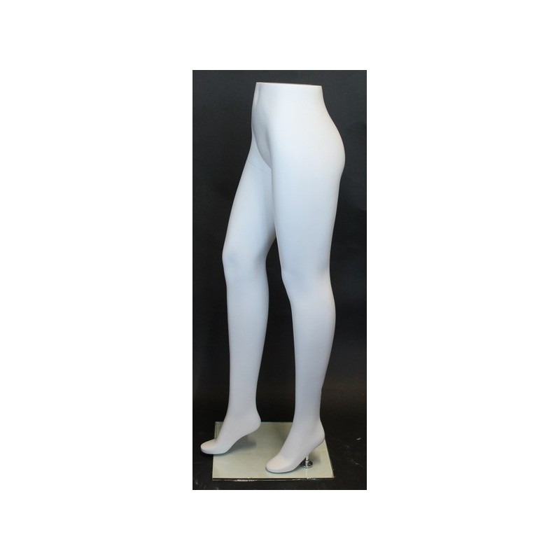 46 in H Matte White Female Leg Form mannequin ST001-WT