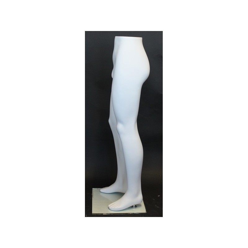 47 in H White Male Leg Form mannequin MT001-WT