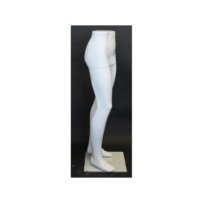 47 in H White Male Leg Form mannequin MT001-WT